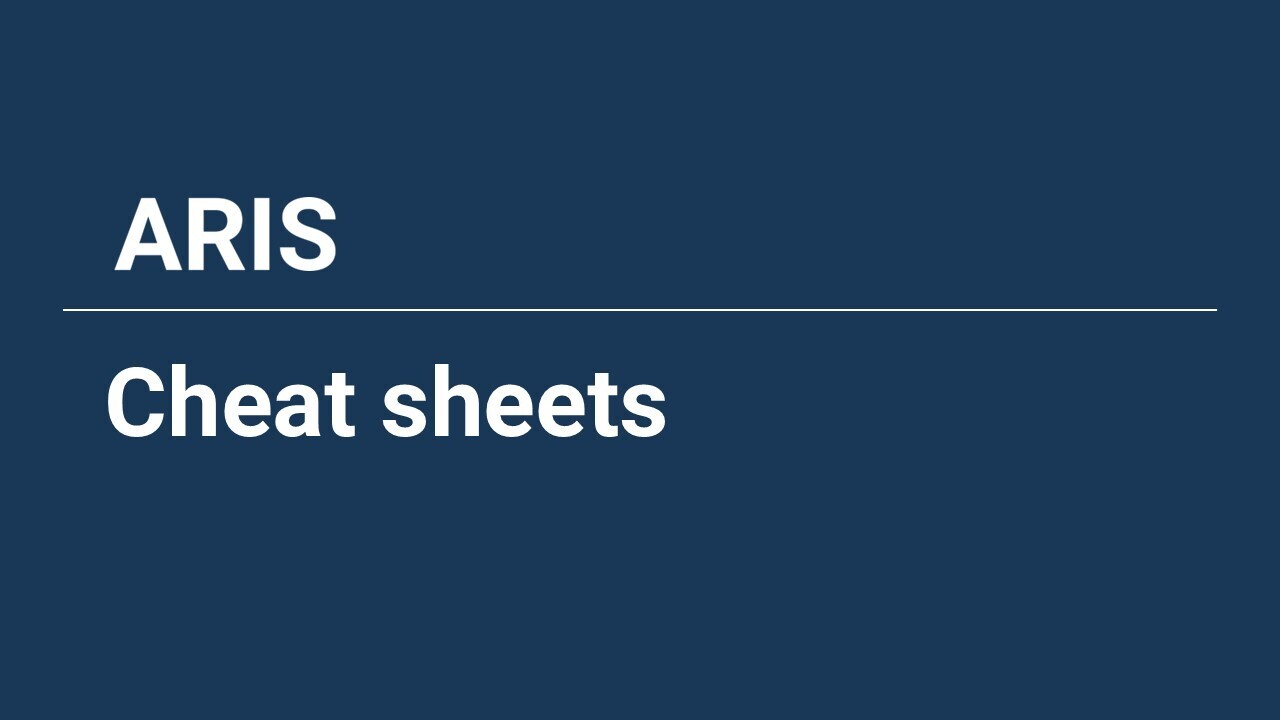 Get started with ARIS Basic | ARIS BPM Community